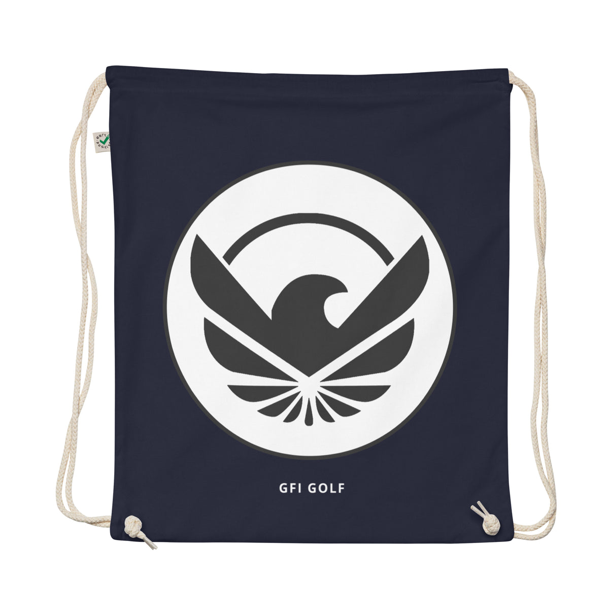 Organic Cotton Drawstring Golf Shoe Bag – GFI Golf